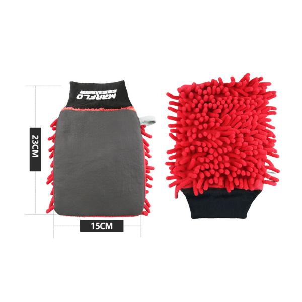 Quality Red Gray Nanoskin Autoscrub Wash Mitt Car Detailing Clay Mitt for sale