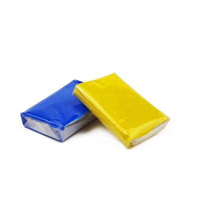 Quality Yellow Blue Clay Bar Kit With Poly Bag Remove Contaminants For Car Paints for sale