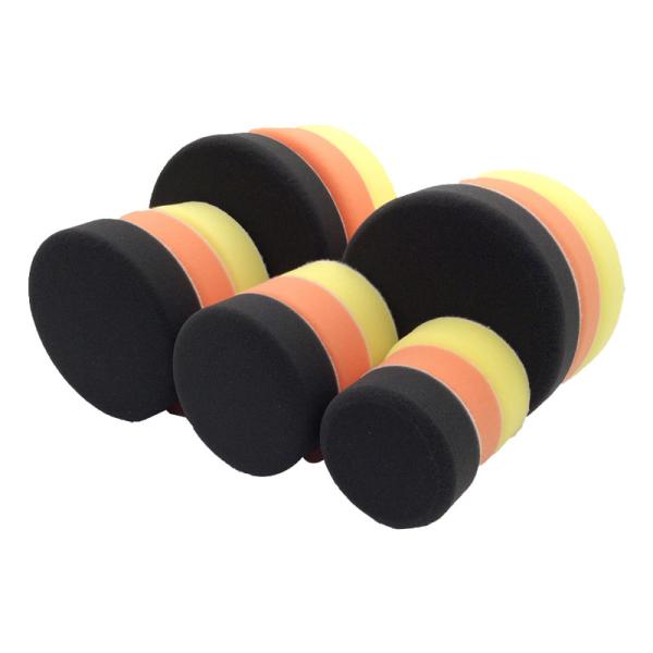 Quality Microfiber 6 Inch Customized Car Polishing Pads In Medium Heavy Grades for sale