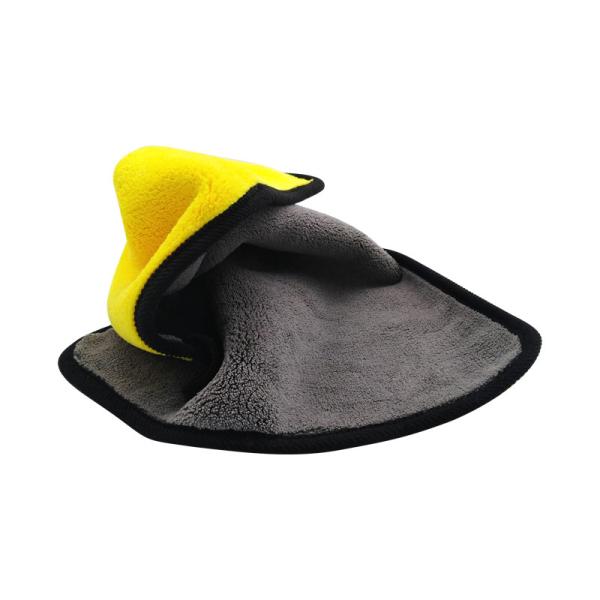 Quality Soft Durable Yellow Car Wash Microfiber Towels Car Wash Drying Towels for sale