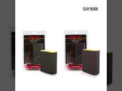 Square Yellow Clay Block For Auto Detailing Remove Contaminants Without Lub