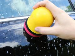 BT-6005 clay ball with yellpw PU applicator holder