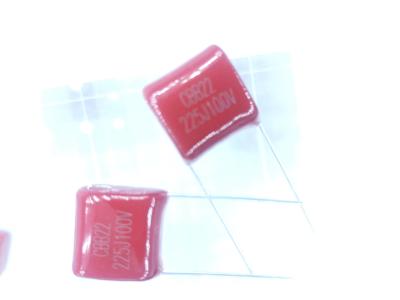 China 2uF Heatproof Metallschichtflamme Ratardant des kondensator-250J100V P15mm CBB22 zu verkaufen