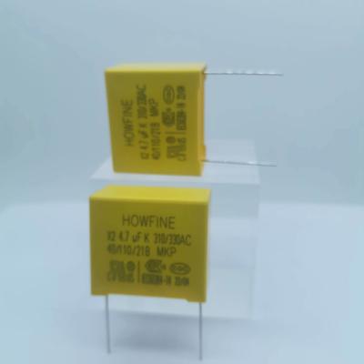 Cina Colore giallo metallizzato del condensatore 475K 310V di sicurezza del polipropilene X2 in vendita