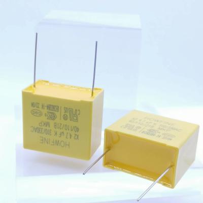 Cina Il colore giallo ha metallizzato il condensatore 475K 310V della sicurezza del polipropilene X2 in vendita