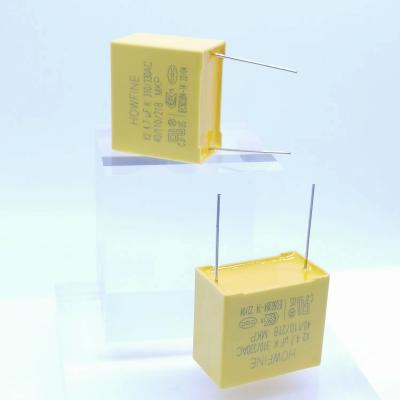 Cina Il colore giallo ha metallizzato il condensatore 475K 310V della sicurezza del polipropilene X2 in vendita