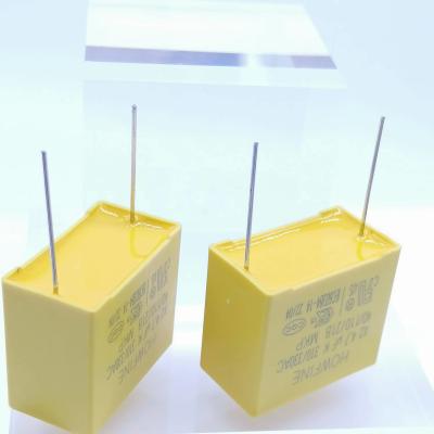 China De gele Kleur Gemetalliseerde Condensator 475K 310V van de Polypropyleenx2 Veiligheid Te koop