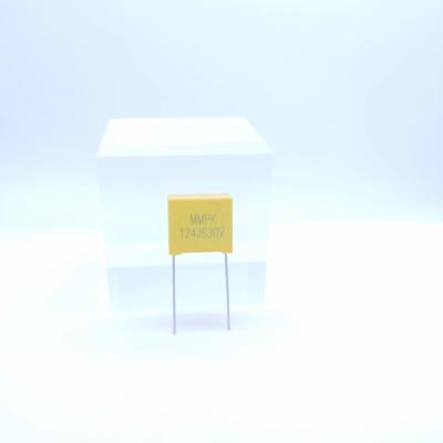 China Elektronischer beleuchtender Resonanz-Kondensator 124J/630V P15mm 0.12uF zu verkaufen