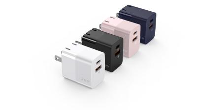 China 50-60Hz USB C Wall Charger , Multifunctional Dual Port USB Charger for sale