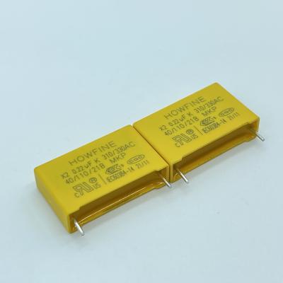 Cina Passo metallizzato 22.5mm del condensatore 310V-330V di sicurezza del polipropilene X2 in vendita