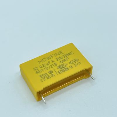Cina Passo metallizzato 22.5mm del condensatore 310V-330V di sicurezza del polipropilene X2 in vendita