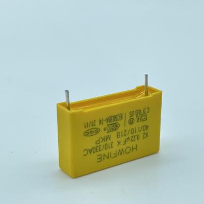 Cina Passo metallizzato 22.5mm del condensatore 310V-330V di sicurezza del polipropilene X2 in vendita