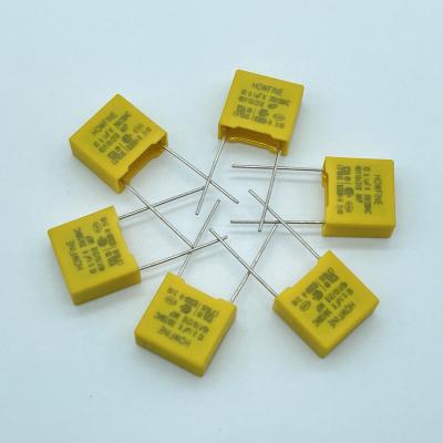 China Capacitor metalizado Heatproof do filme X2, fogo - capacitor retardador de SMD X2 à venda