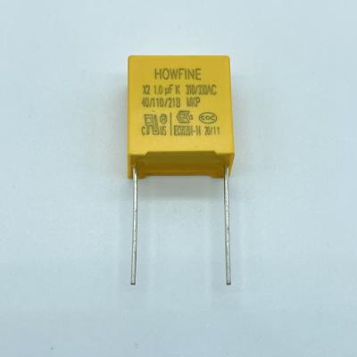 China Anti Interference Box Capacitor Polypropylene Film X2 Type Rustproof for sale