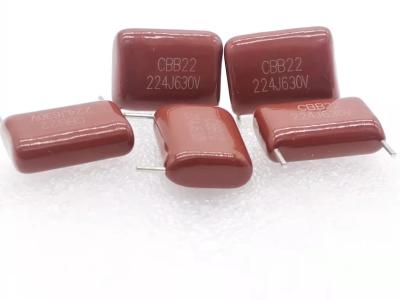 Cina Il condensatore a prova di fuoco durevole del film plastico, 0.22uF ha metallizzato i condensatori del polipropilene in vendita