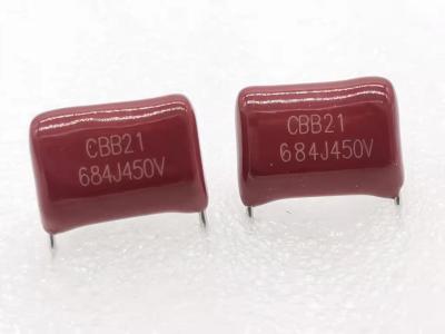 Cina 0.68uF antiruggine ha metallizzato resistenza di isolamento del condensatore del film del polipropilene l'alta in vendita