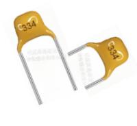 China Yellow Multilayer Monolithic Ceramic Capacitor Moistureproof Stable 0.33uF for sale