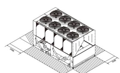 中国 産業 R134a 437.1kw の空気はねじスリラー/ヒート ポンプの単位を冷却しました 販売のため