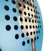 China Custom Beach Paddle Ball Racket Oem Blue Padel Racket Professional for sale