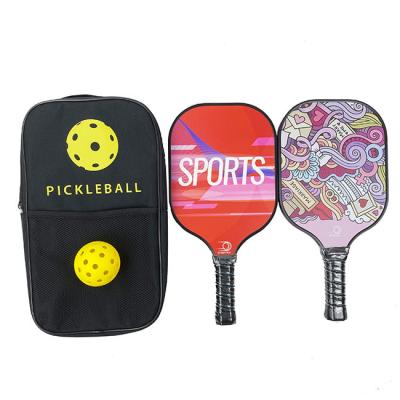Cina Il sottaceto Padel ha messo la pagaia di Carbon Fiber Pickball della guardia del bordo di Pickelball Requet Pickleball con la palla in borsa in vendita