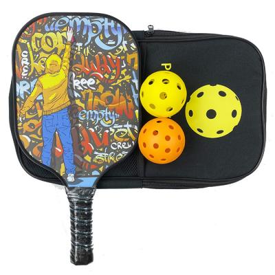 Cina Racchetta da pickleball da palestra Pagaie da pickleball stampate personalizzate in carbonio EVA in vendita