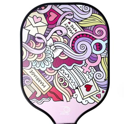 Cina Racchette per palline da paddle in grafite di carbonio Pp Honeycomb Pink Light Pickleball Paddle in vendita