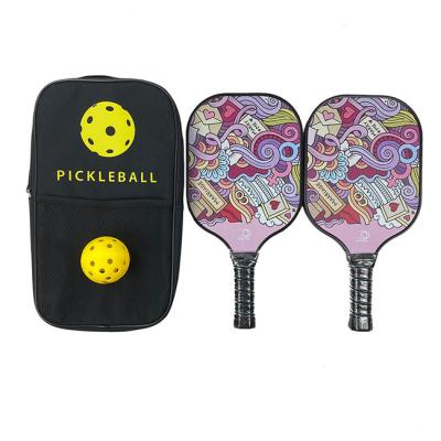 Cina Racchette Pickleball Paddle stampate personalizzate Testa in fibra di carbonio Grafite in vendita