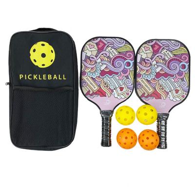 Cina Racchette per palline da paddle in grafite di carbonio Pp Honeycomb Pink Light Pickleball Paddle in vendita