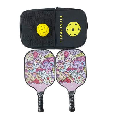 Cina Racchette per palline da paddle in grafite di carbonio Pp Honeycomb Pink Light Pickleball Paddle in vendita