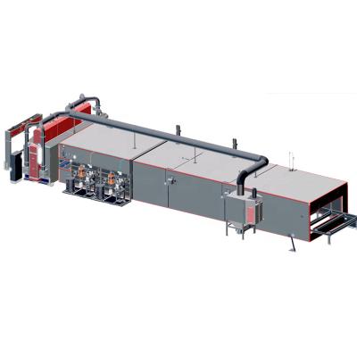 China Customizable Automated Roller Coating Line With Heat Source System For Steel Substrates for sale