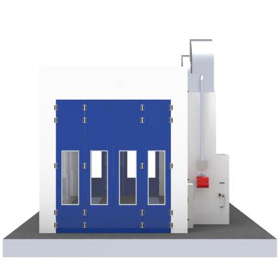 Cina Cabina di spruzzatura di grado industriale con porta d'ingresso e porte di lavoro per una costruzione robusta in vendita