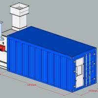 Quality Convenient Spray Painting Mobile Container Spray Booth Garage Spray Booth For for sale