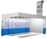 Quality Fold Style Electric Prep Station Paint Booth Automotive Prep Station For Vehicle for sale