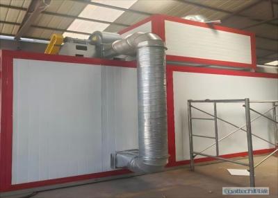China Automated High-Temperature Paint Spray Booth with Thermal Curing Oven for sale