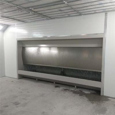Environmental protection Water Curtain Spray Cabinet Paint Mist Purification Equipment Cyclone Water Curtain Booth