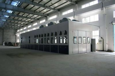 중국 자동차 페인팅과 베이킹을 위한 전문 자동차 스프레이 부스 30kW 전기 난방 3년 보증 판매용