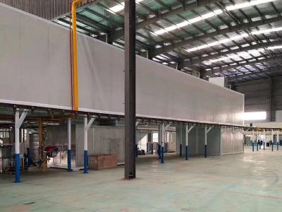 China High-performance Floor rail coating line, widely used in various products for sale