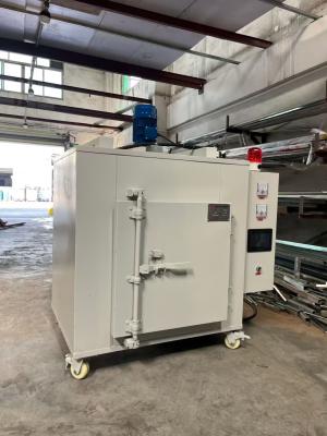 China Industrial Batch Curing Oven with Walk-In Trolley System for Powder Coating & Paint Drying Applications for sale
