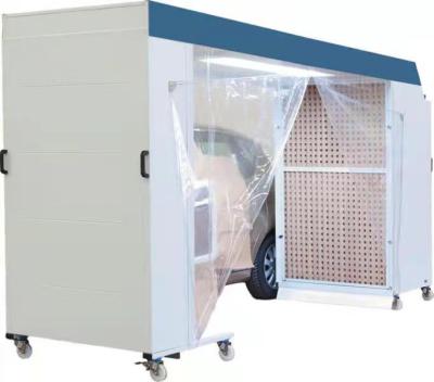 China Stainless Steel Water Curtain Spray Painting Booth with Dual Filtration for Woodworking & Furniture for sale