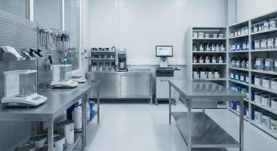 China ATEX Certified Modular Paint Mixing Kitchen and Storage Room with Integrated Ventilation and Safety Systems for sale