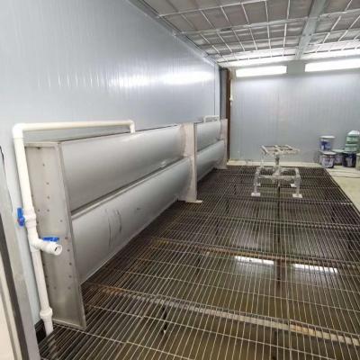 China Industrial Water Curtain Spray Booth System Advanced Overspray Containment for sale