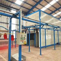 Quality 2026 Overhead Conveyor Paint Line Automated Powder Coating Line For Lightweight for sale