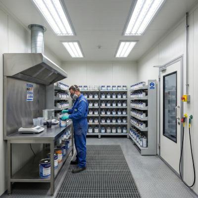 China Automotive Paint Mixing Room | Safe, Ventilated Color Prep for sale