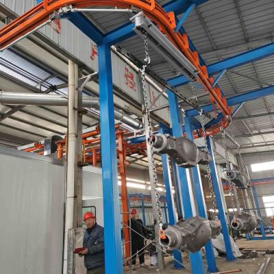 China Integrated Industrial Spray Booth with Automated Coating System for Heavy Components for sale