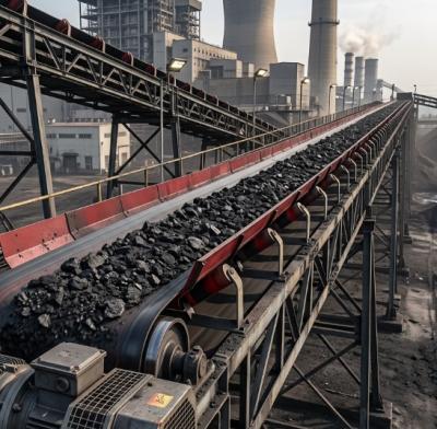China Heavy-Duty Flame Retardant Coal Conveyor Belt System for Thermal Power Plants for sale