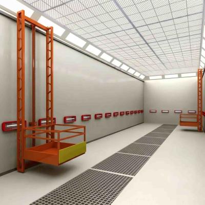 China High-Performance 3D Working Platform & Lifter Trolley for Industrial Spray Booths for sale
