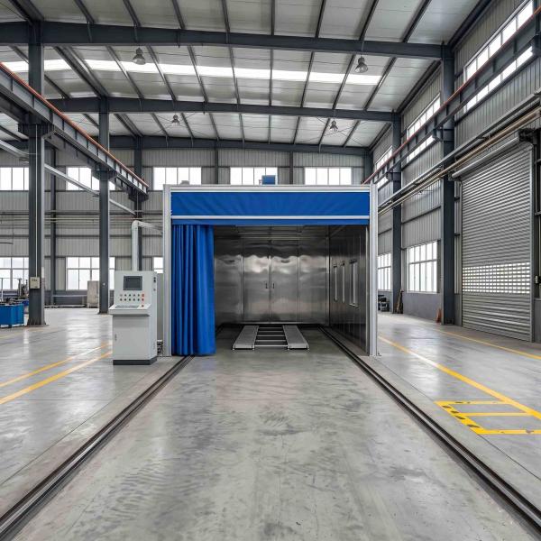 Quality Automated Retractable Painting Room for Operator Safety and Efficiency for sale
