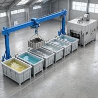 China Automatic Pre-Brazing Surface Preparation Line for sale