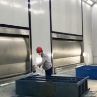 China Inside a Large Spray Booth | Walls, Lighting, Doors – CoatTech for sale
