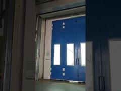 Nuovo furgone per autocarri all'aperto grande furgone per autocarri grande forno per spazzolature con certificazione CE